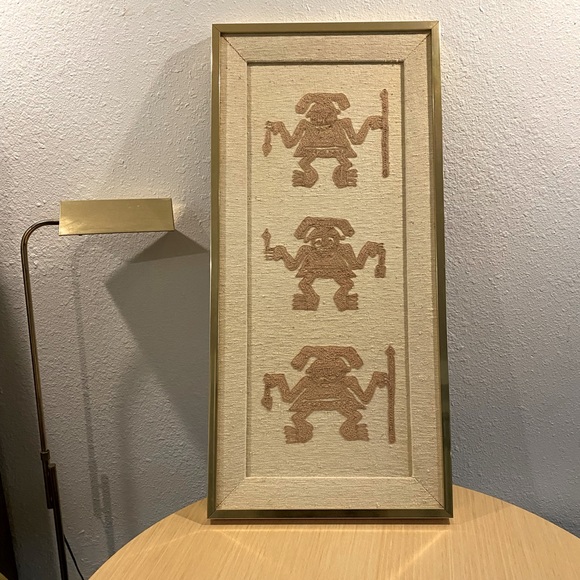 Wall Decor | Vtg Mcm Harris G Strong Textile Wall Art 6s Rare | Poshmark